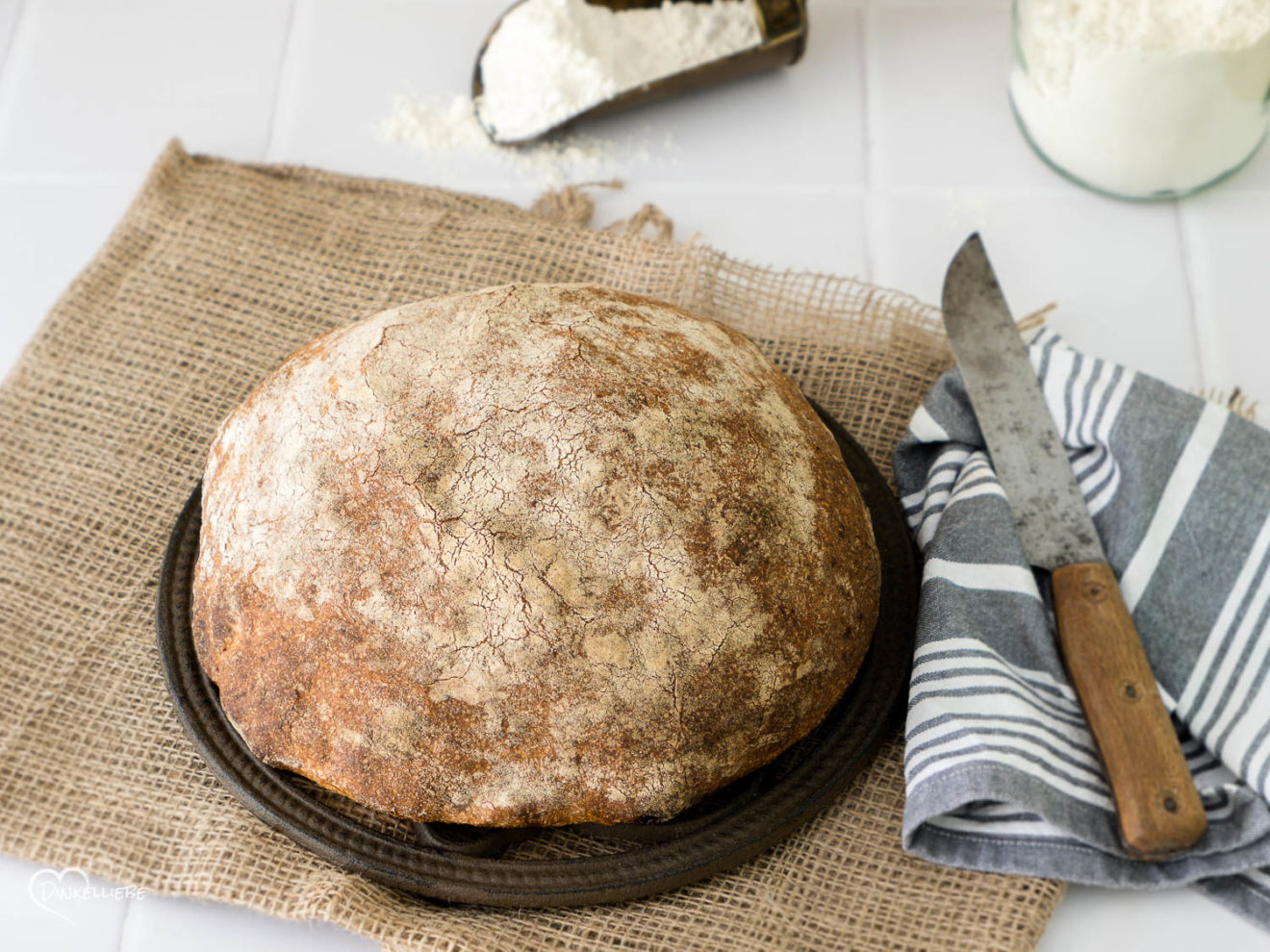 Schweizer Ruchbrot - vegan - Dinkelliebe